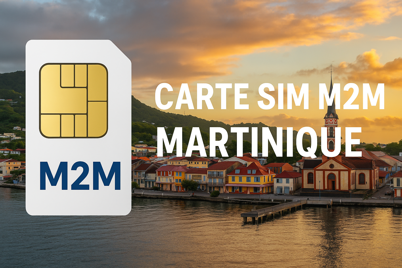 Carte SIM M2M Martinique (972) – IoT, Alarmes, Routeurs 4G/5G